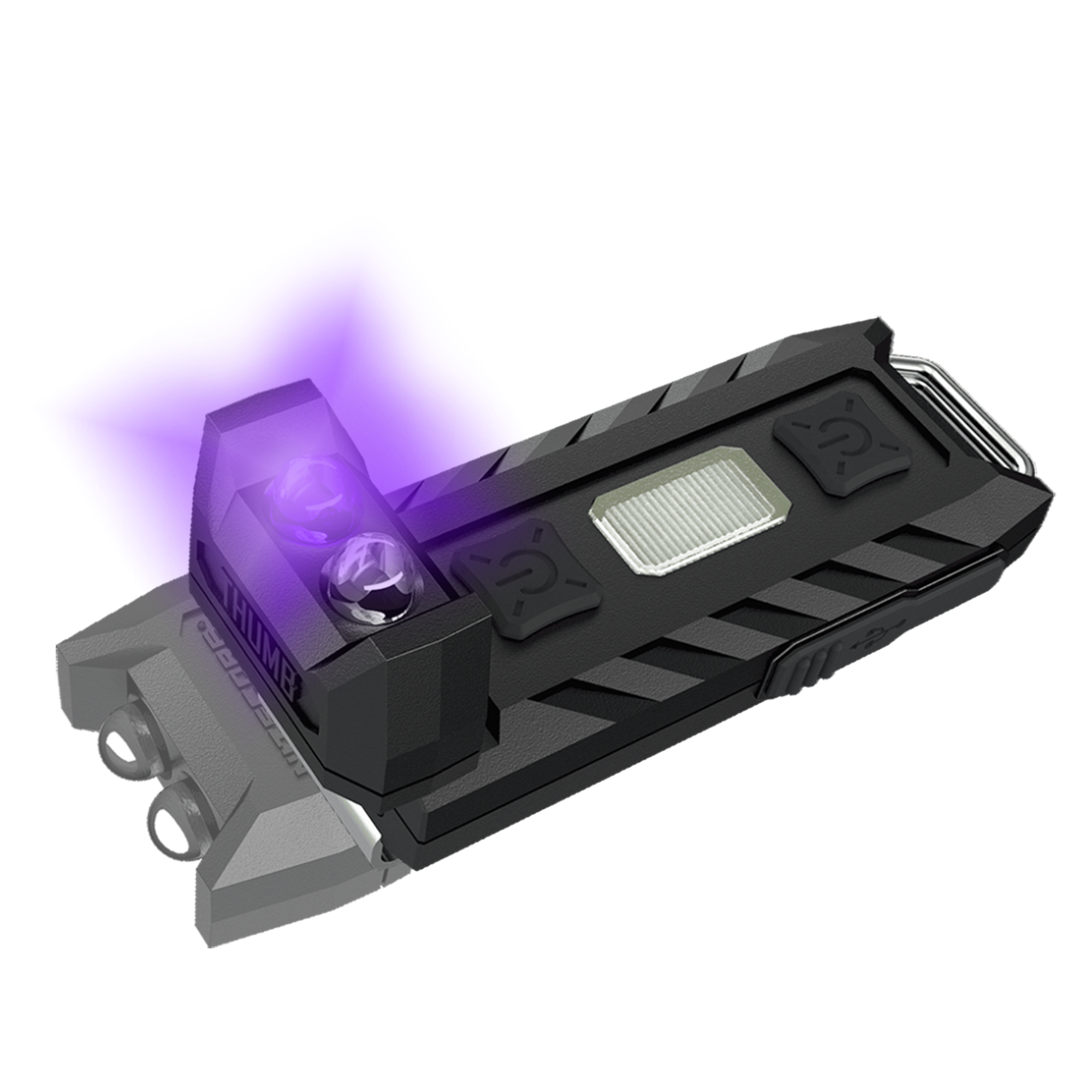 🔦 Nitecore Thumb Leo 45 Lumen Clip on Rechargeable Flashlight, UV & Re